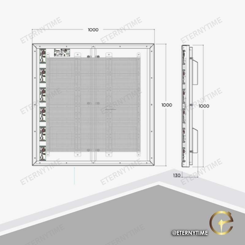 ETERNYTIME Lumiflag (electronic marshalling flag) ETMF ETEMF77 (77 sqcm)